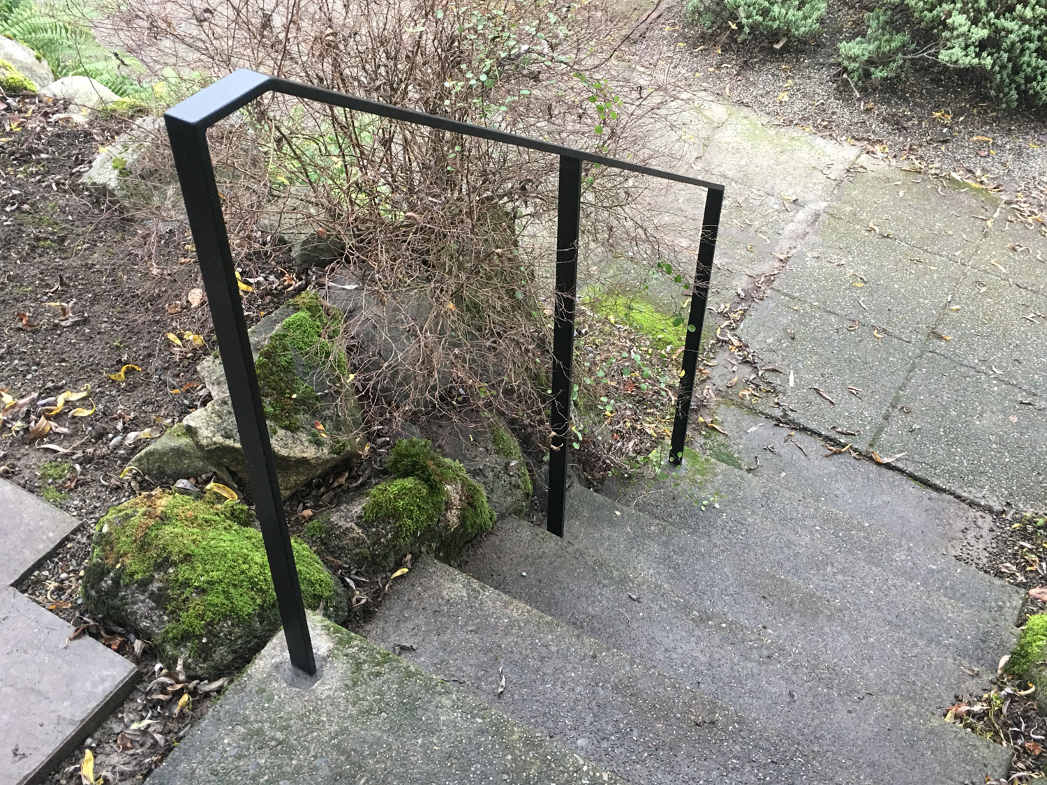Modern Metal Hand Railings For Front Steps Blackbird Iron Design
